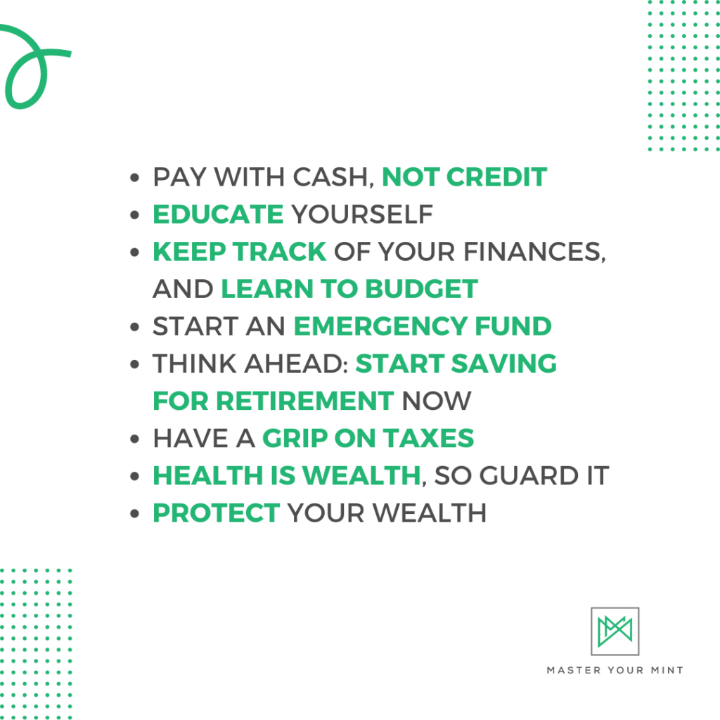 8 Financial Tips For Young Adults Masteryourmint